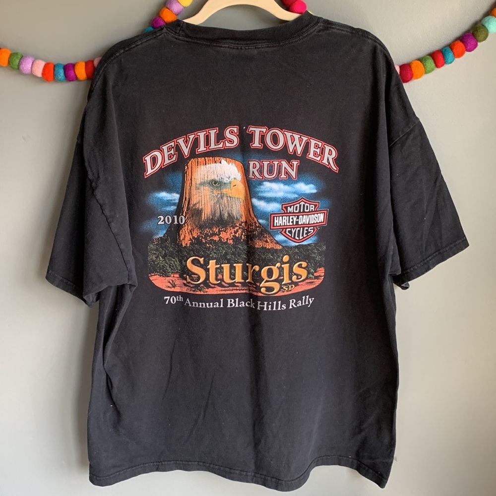 Harley Davidson Sturgis Devils Tower T - Gem